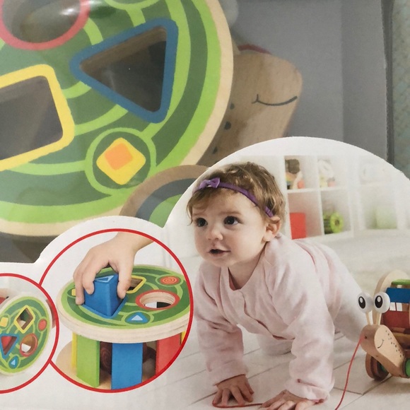 Hape | Toys | Hape Walk A Long Wooden Snail Brand New In The Box | Poshmark